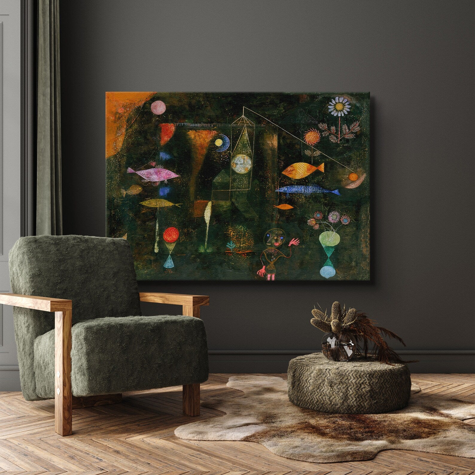 Pesce Magico - Paul Klee - Stampa su tela - Tele d’autore